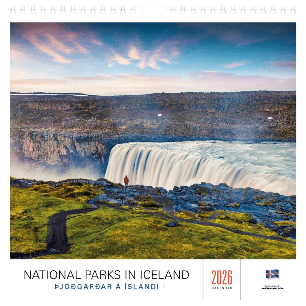 National Parks in Iceland Calendar 2026 - nammi.is
